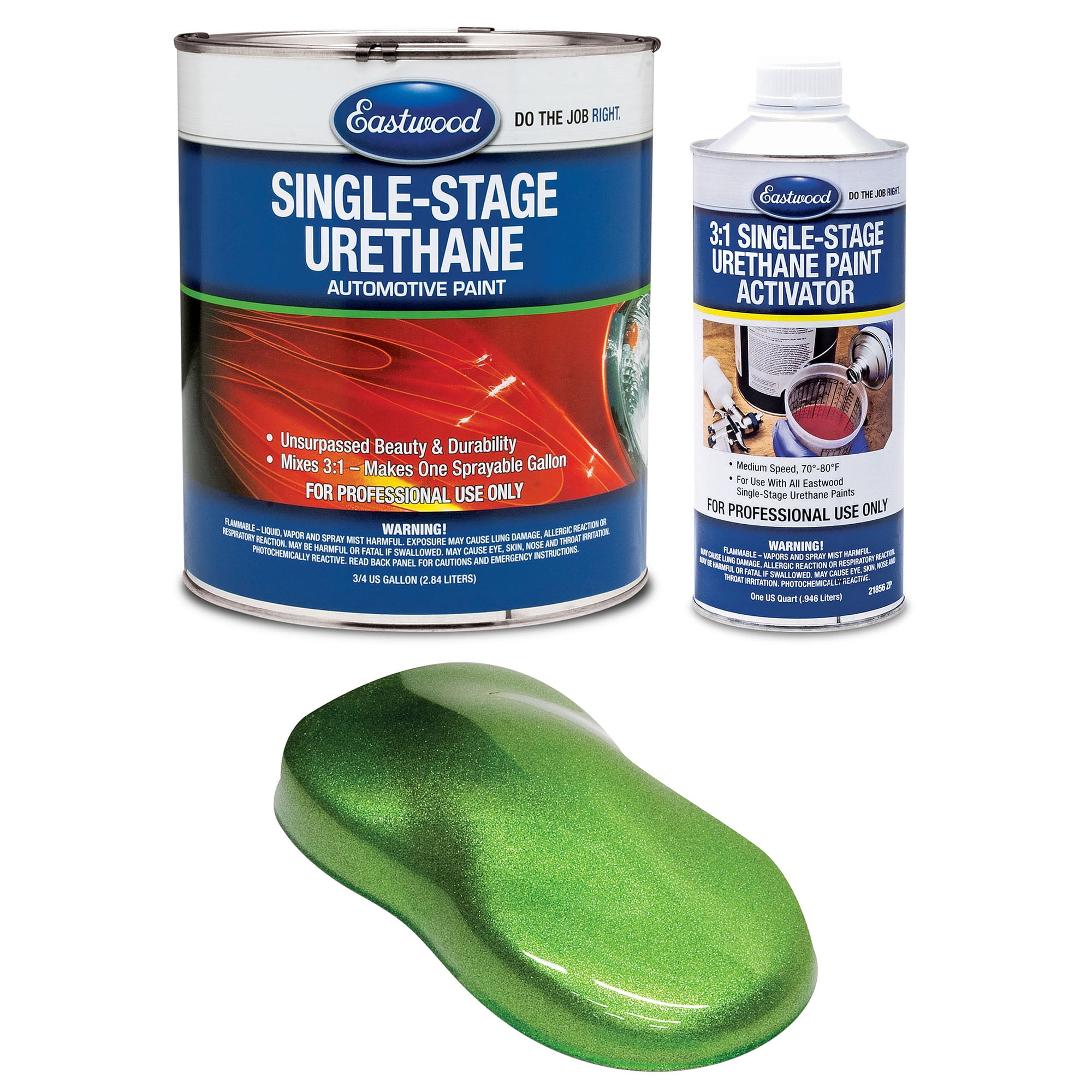 Eastwood 3:1 Gasser Green Metallic Single Stage Urethane Automotive ...