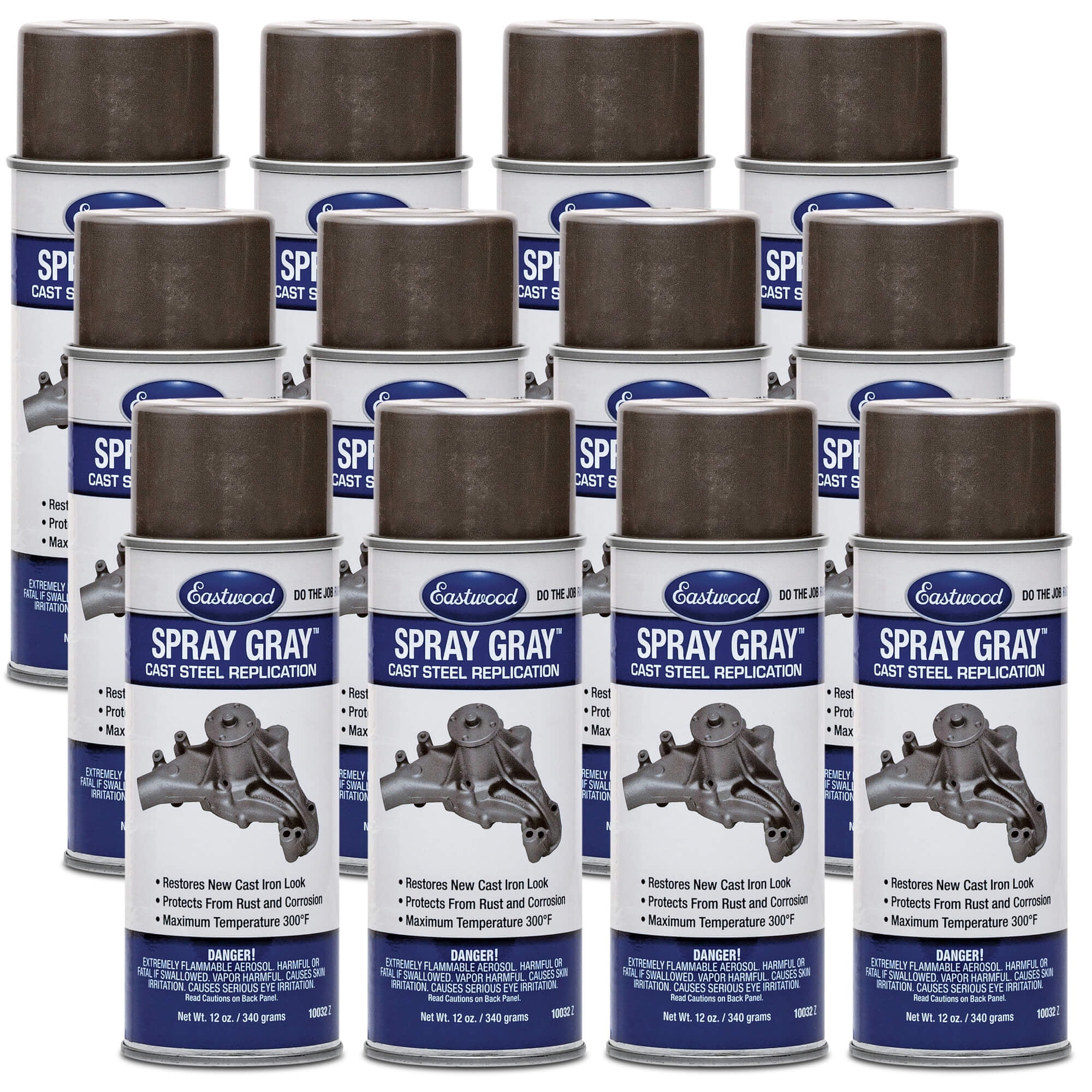 Eastwood Acrylic Spray Gray Detail Lacquer Anti Corrosion Cast Iron ...