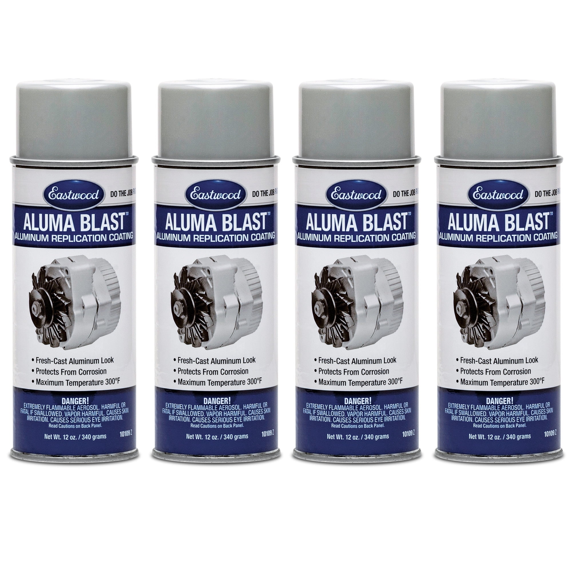 Eastwood Aluma Blast Aluminum Color Spray Paint Aerosol 12 oz 4 Pack ...