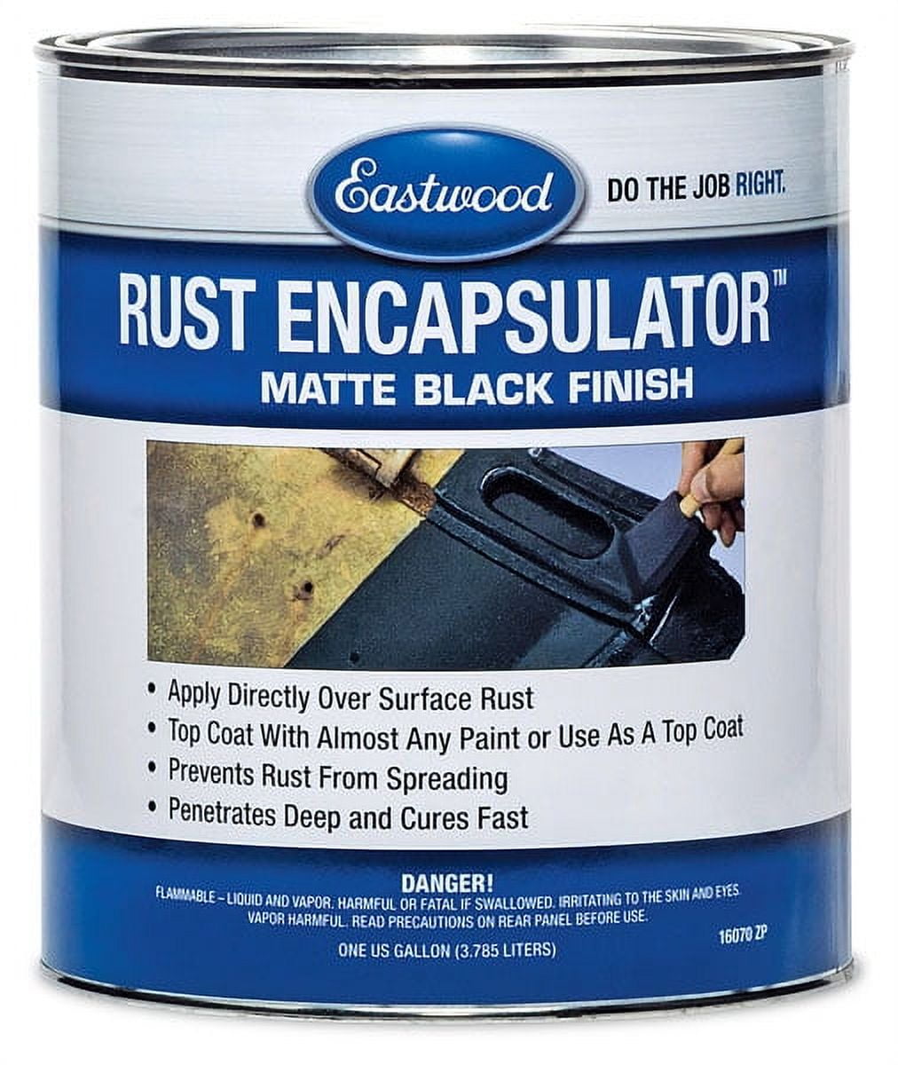 Eastwood Black Rust Encapsulator Gallon Durable UV Heat Resistance Stop ...