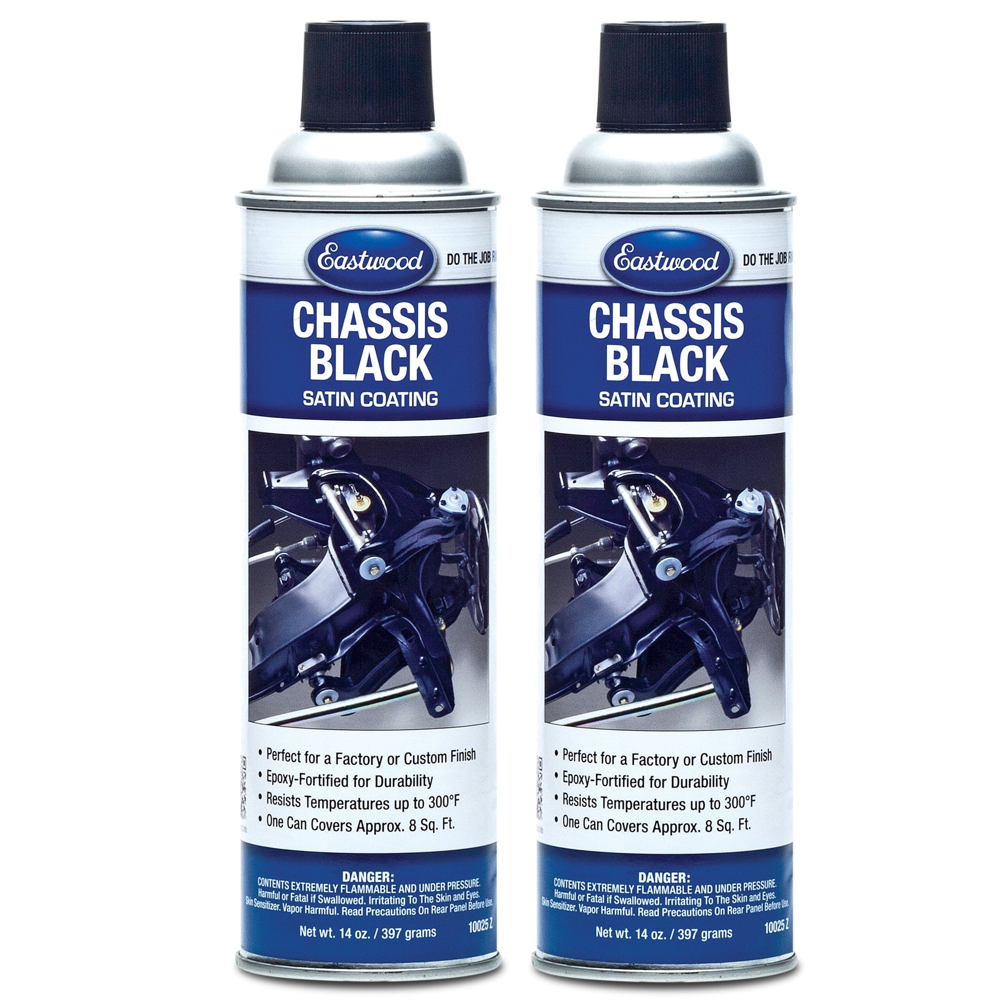 Eastwood Chassis Black Satin Frame Aerosol Spray Paint 14 oz 2 Pack ...