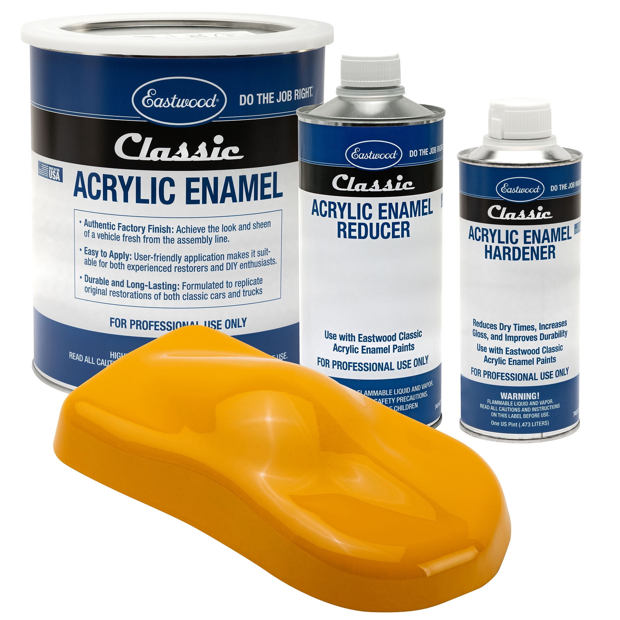 Eastwood Classic Acrylic Enamel Gloss School Bus Yellow Automotive ...