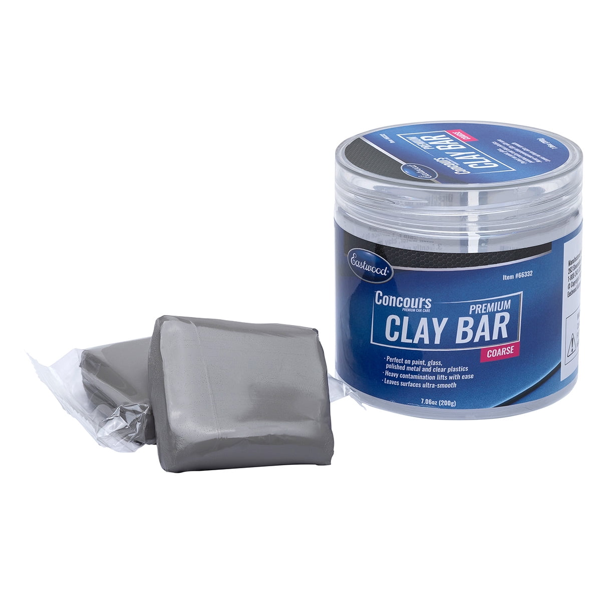 Eastwood Concours Premium Clay Bars - Coarse - Walmart Business Supplies