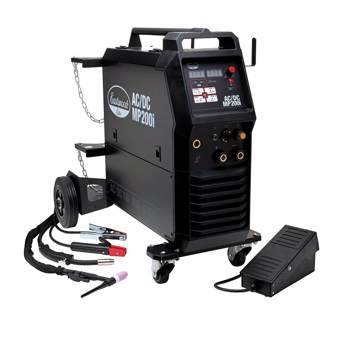Eastwood Elite 200 Amp Multi-Process AC/DC MP200i Welder TIG MIG Stick ...
