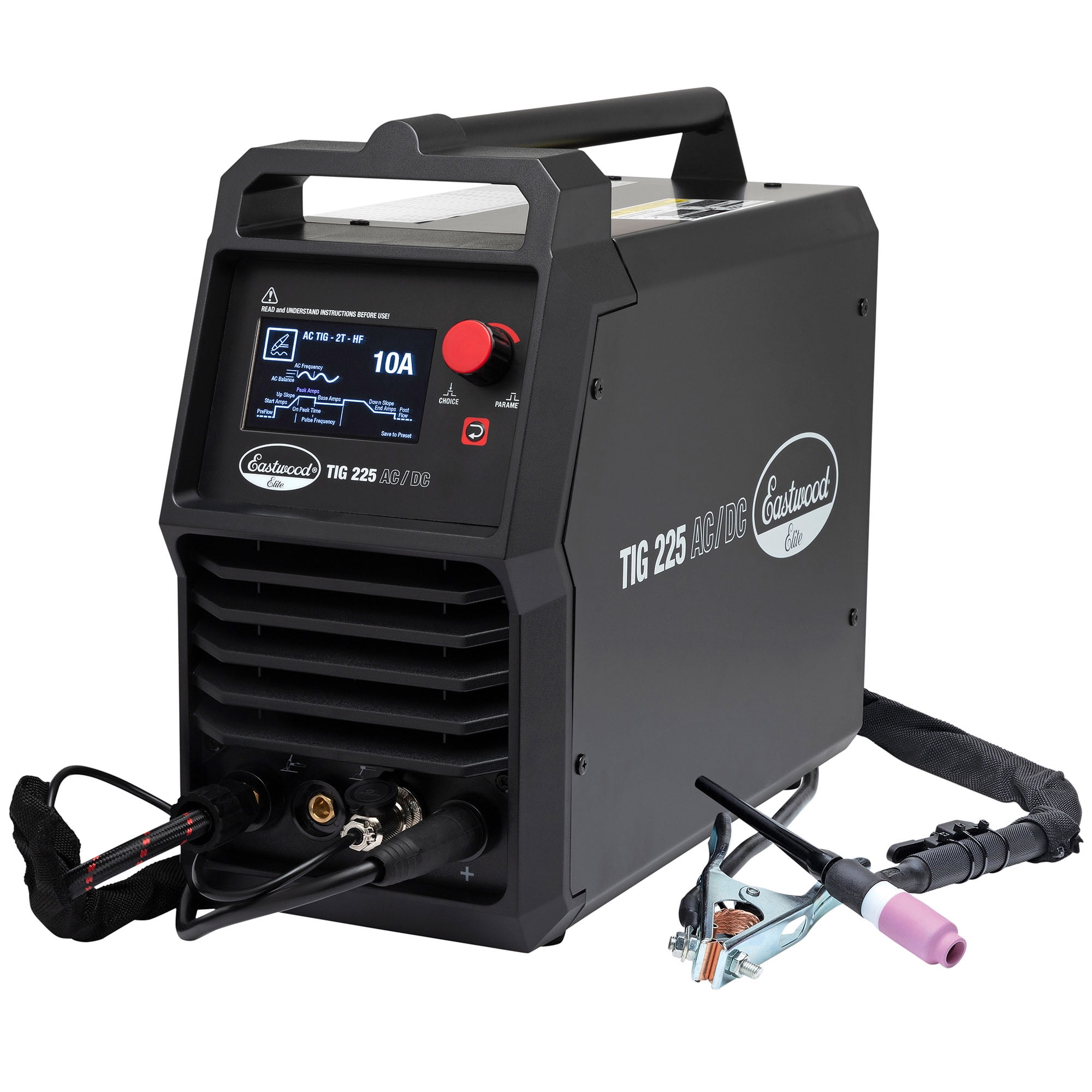 Eastwood Elite TIG 225 AC/DC Digital Tig Welder and Stick Welding ...