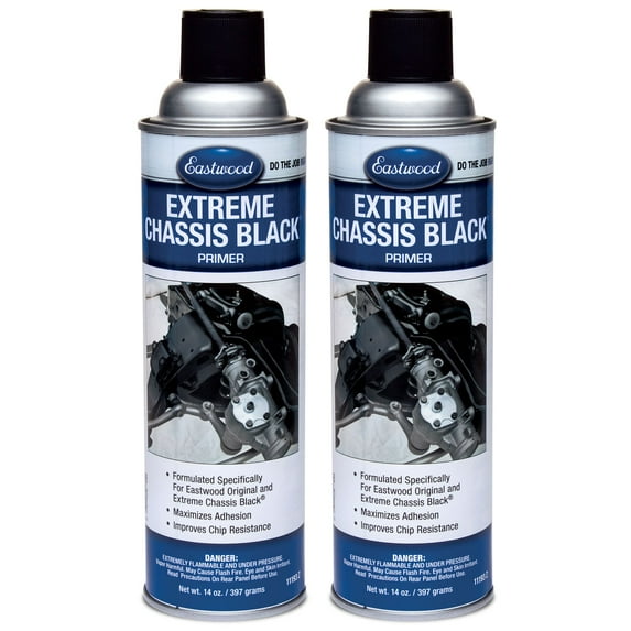 Eastwood Extreme Chassis Black Primer Spray Paint Aerosol 14 oz 2 Pack ...