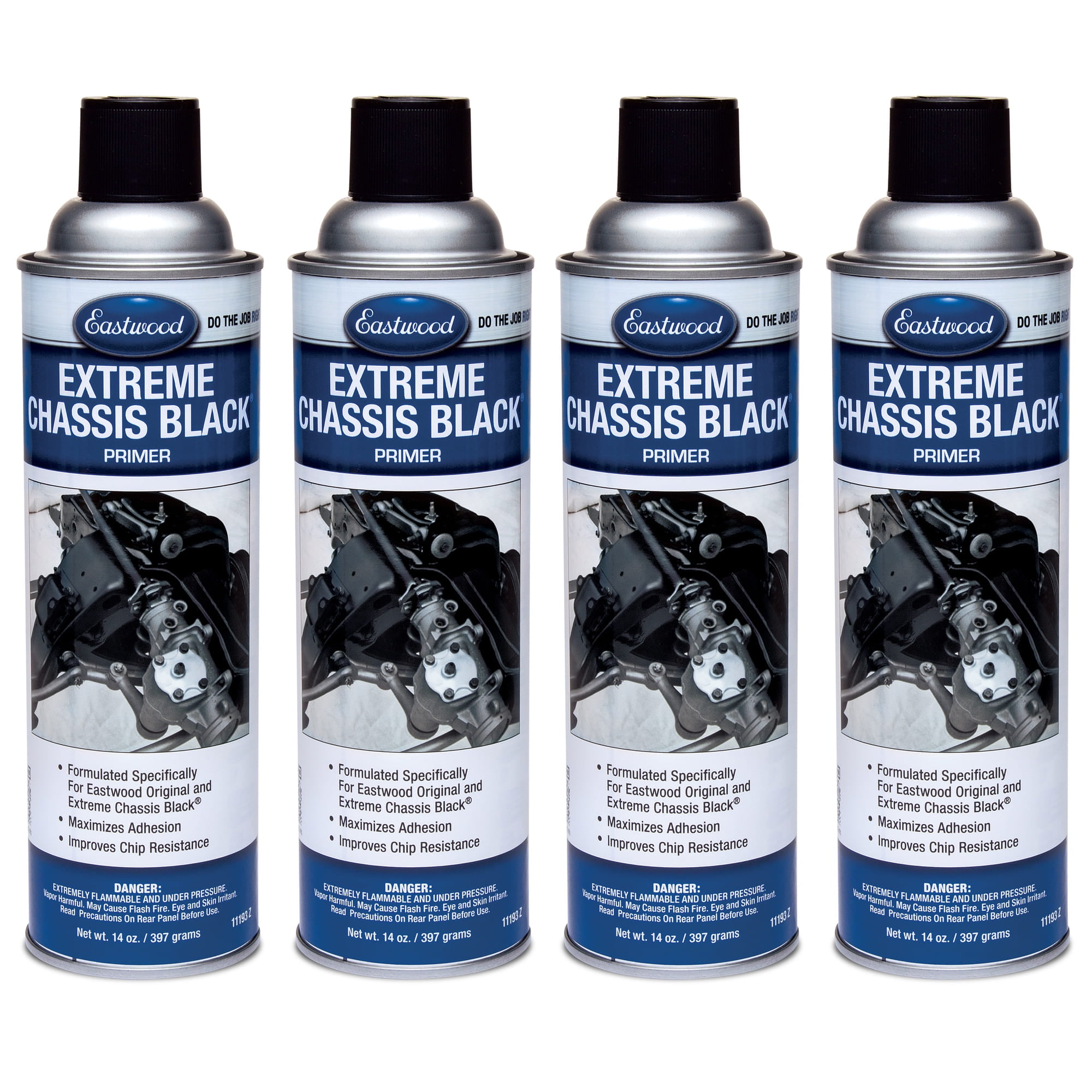 Eastwood Extreme Chassis Black Primer Spray Paint Aerosol 14 oz 4 Pack ...