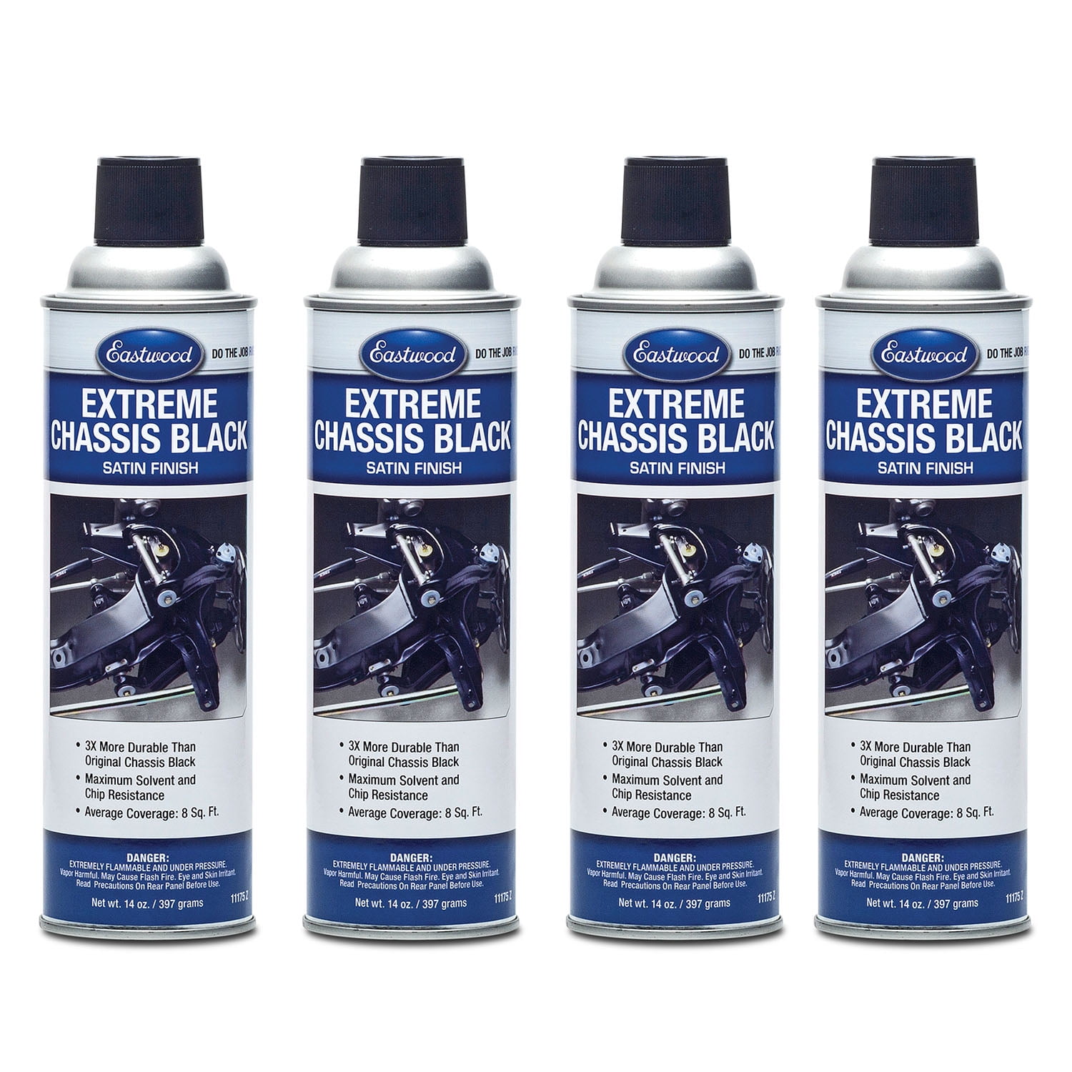 Eastwood Extreme Chassis Black Satin Aerosol Spray Paint | Car and ...