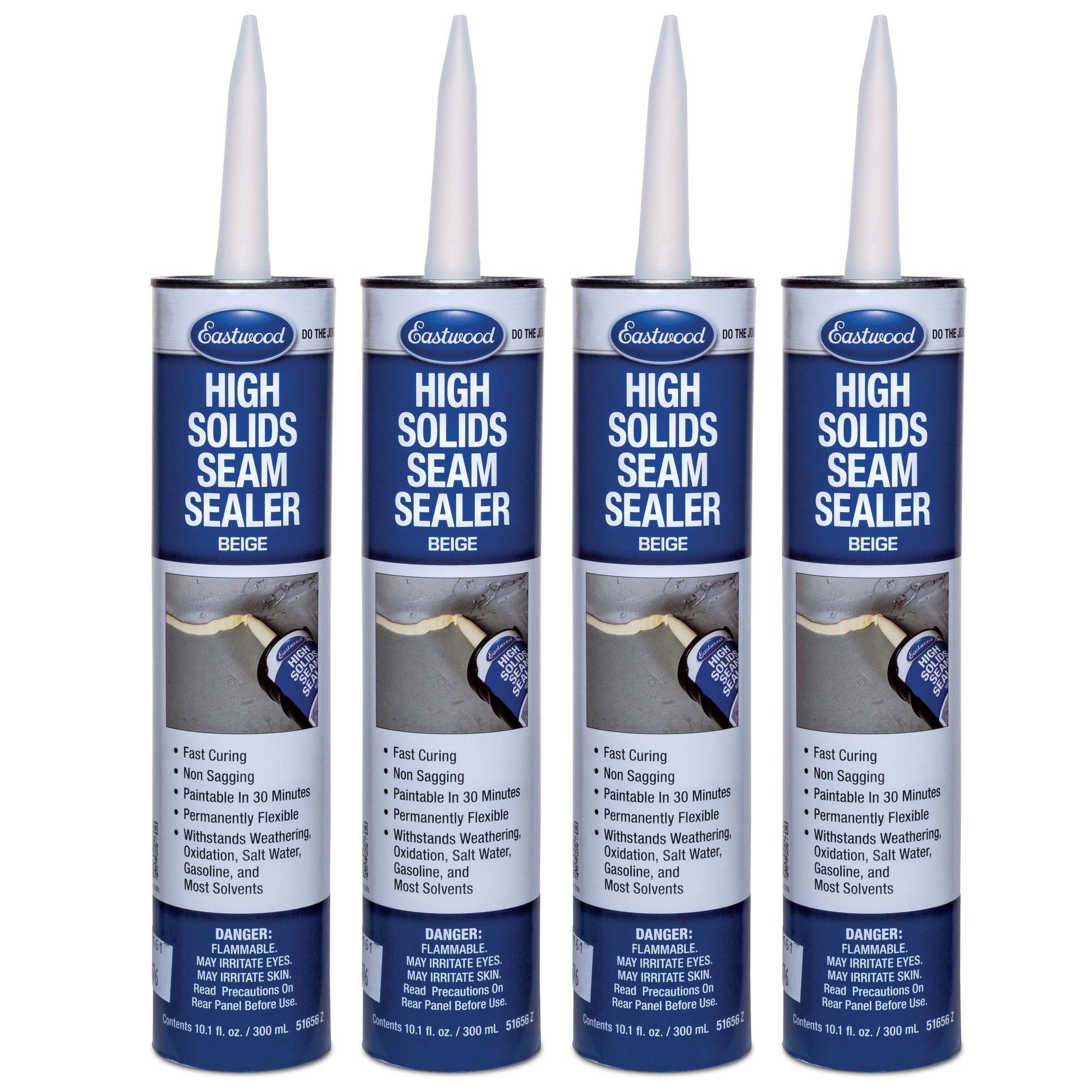 Eastwood Flexible Insulated Waterproof Beige Seam Sealer 10.1 oz 4 Pack ...
