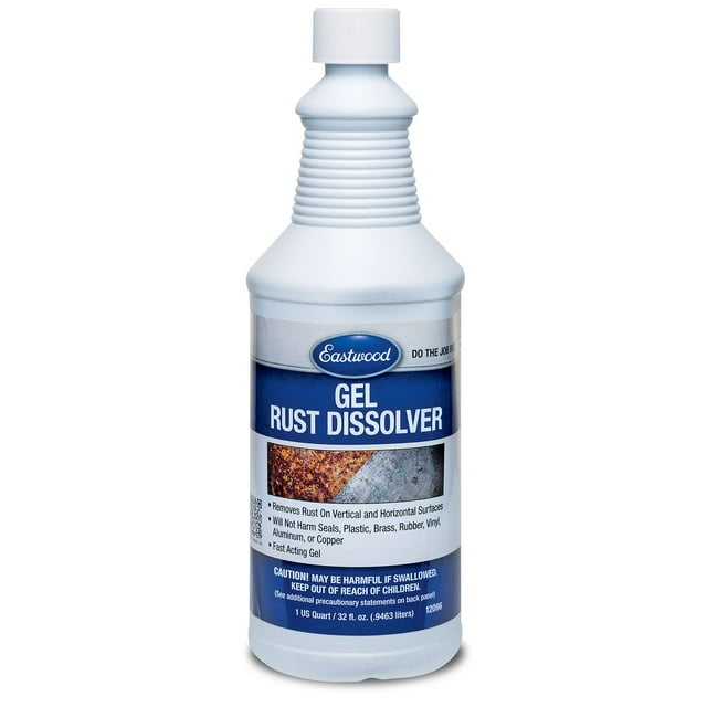 Eastwood Gel Rust Dissolver Remover Quart - Walmart.com