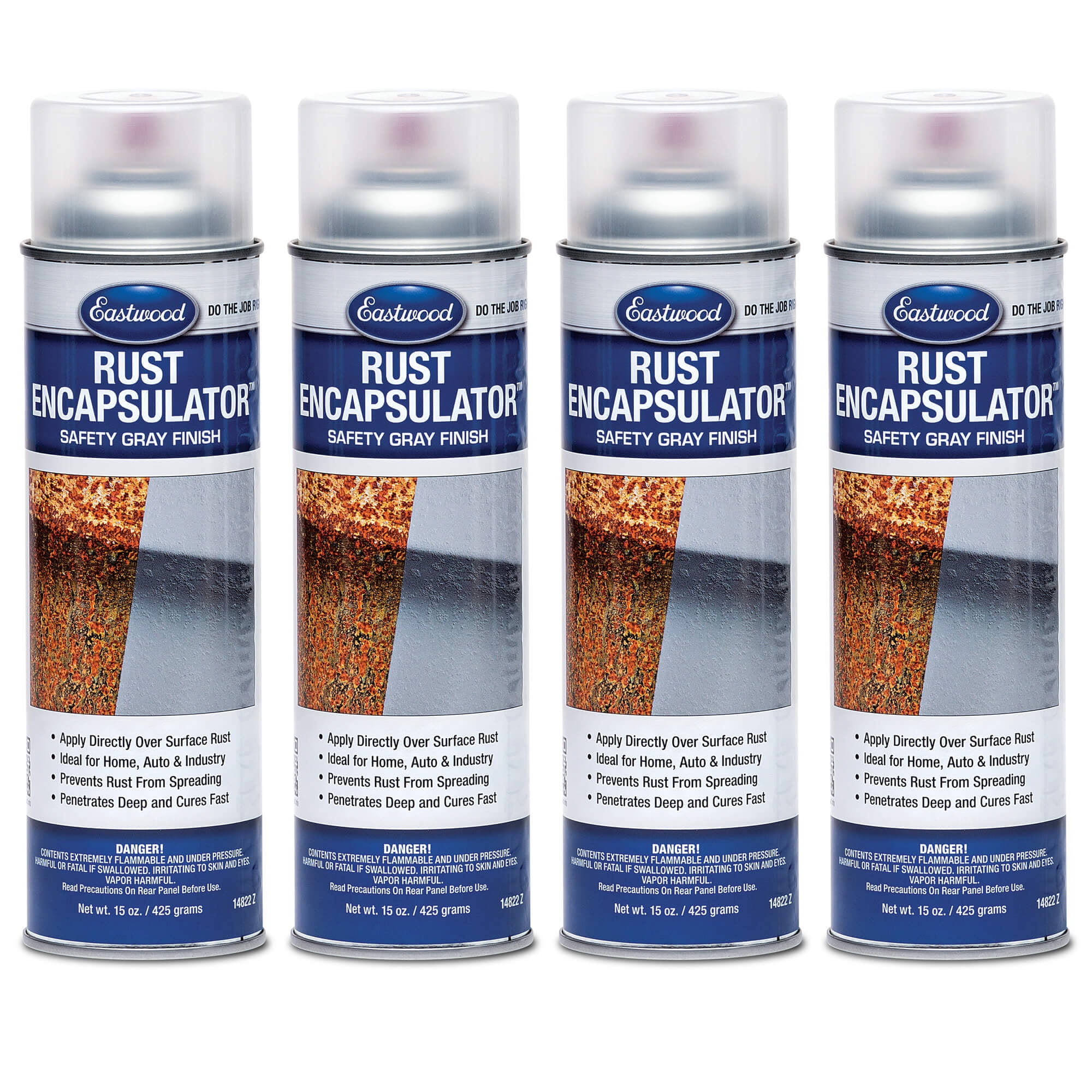 Eastwood Gray Rust Encapsulator 15 oz Aerosol Prevents Rust Corrosion ...
