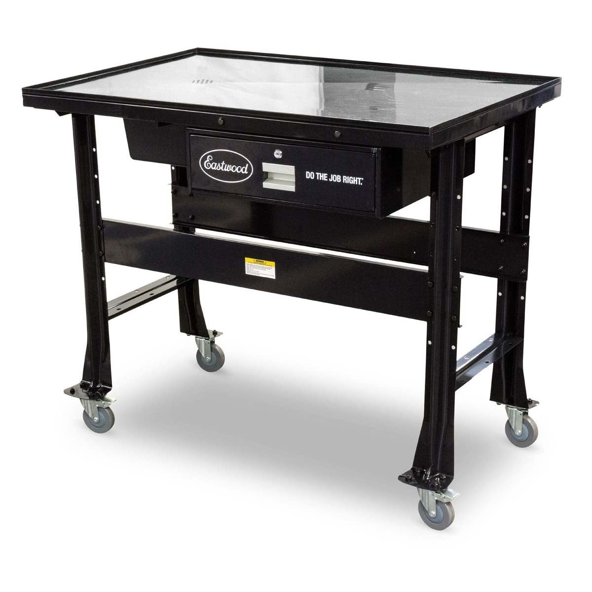 "Eastwood Heavy Duty Tear Down Workbench with Steel Surface, Fluid ...