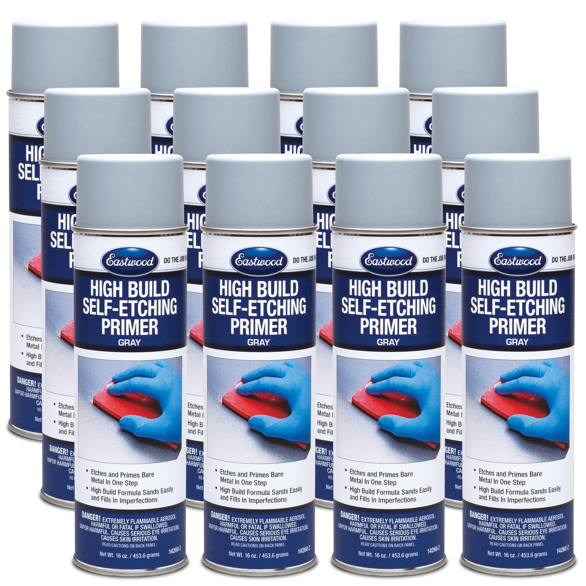 Eastwood High Build Self Etching Primer Gray Aerosol for Bare Metal ...