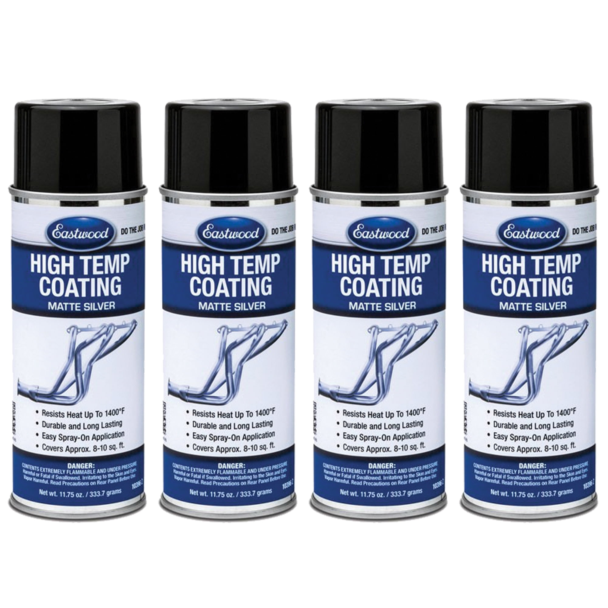 Eastwood High Temperature Resistant Silver Exhaust Manifold Coating ...