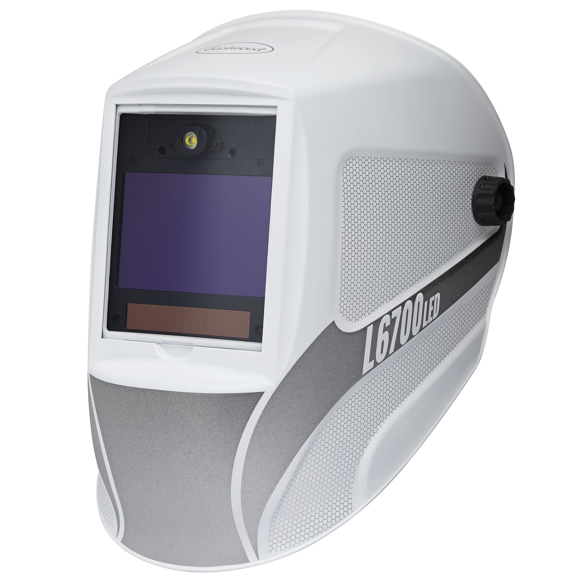 Eastwood L6700 MIG TIG Welding Helmet Matte White with LED Light ...