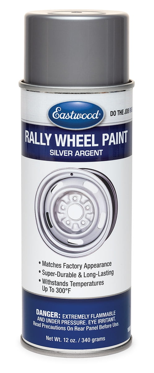 Eastwood, Rally Wheel Spray Paint, 12 oz, Argent Silver Aerosol ...
