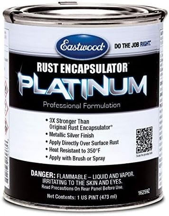 Eastwood Rust Encapsulator Platinum Pint | UV Resistant Aluminum Finish ...