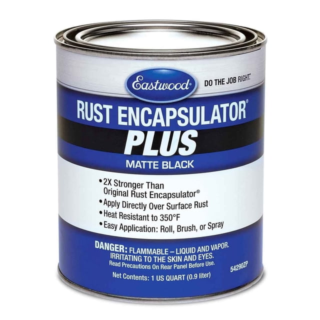 Eastwood Plus Paint Quart, 2X Stronger Rust Encapsulator with Easy ...