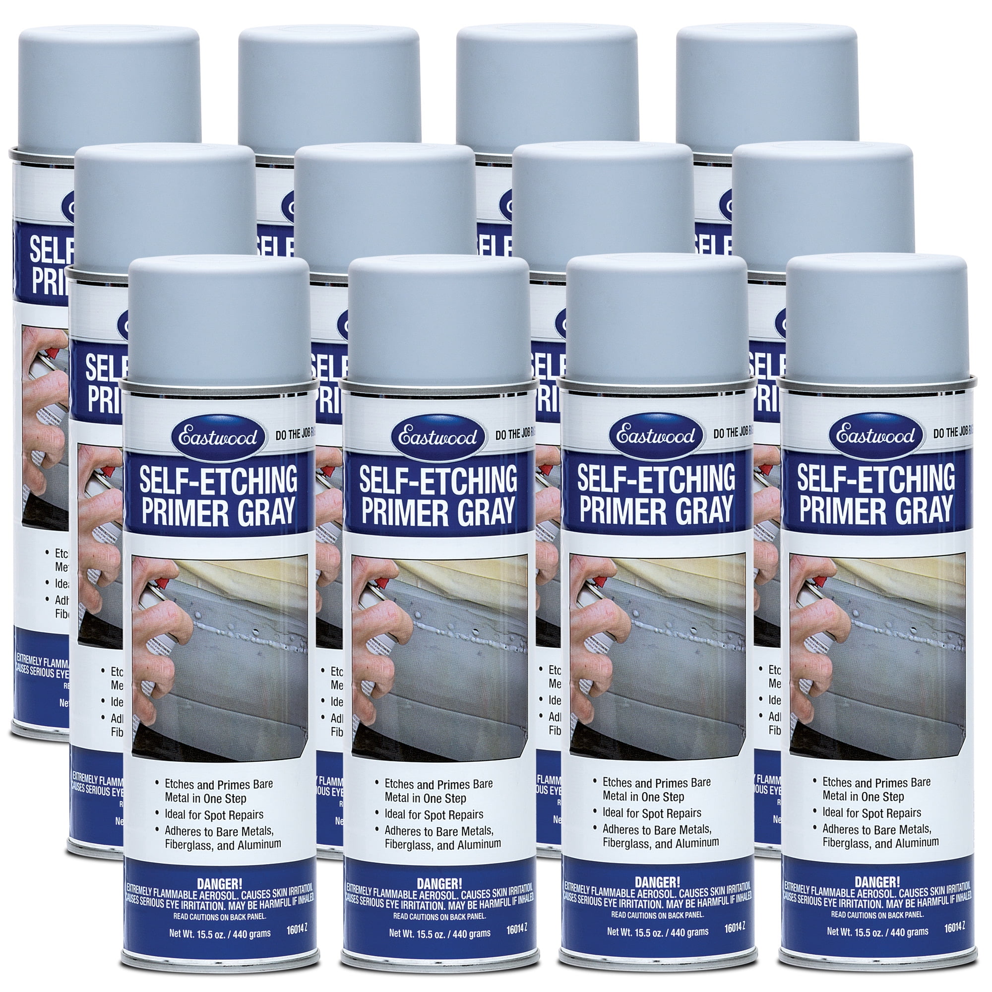 Eastwood Self Etch Primer Aerosol Gray Steel Aluminum Chrome 16 oz Net 12 Pack - Walmart.com