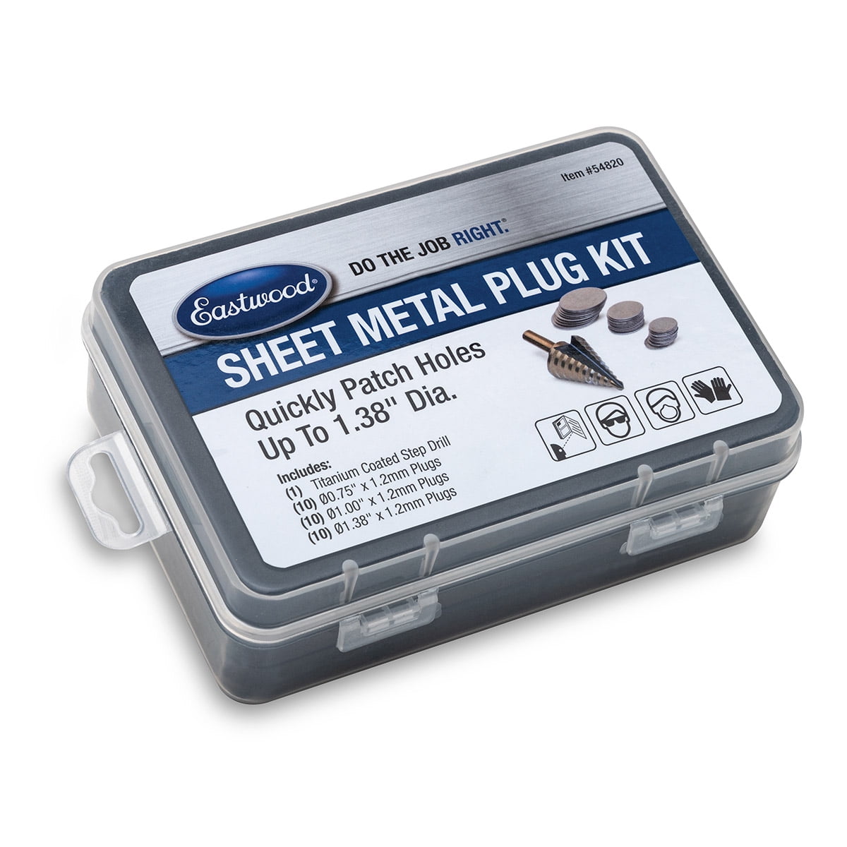 Eastwood Sheet Metal Plug Hole Kit To Fill Various Sizes Of Hole With ...