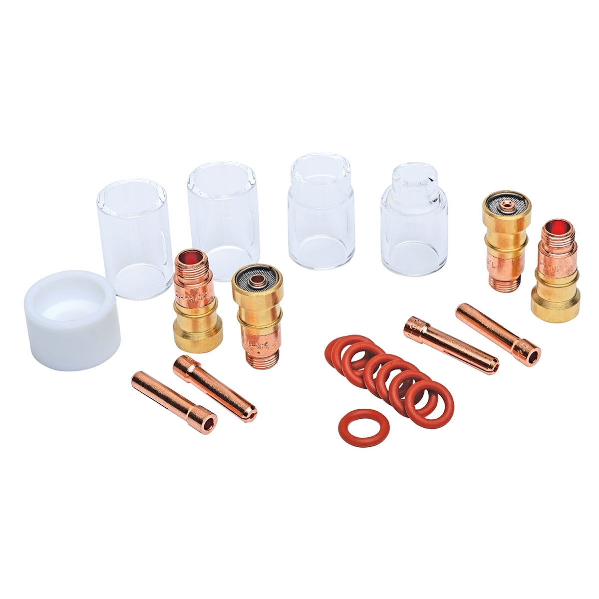 Eastwood TIG Welding Pyrex Gas Lens Kit 21 Piece Master Set for WP17 ...