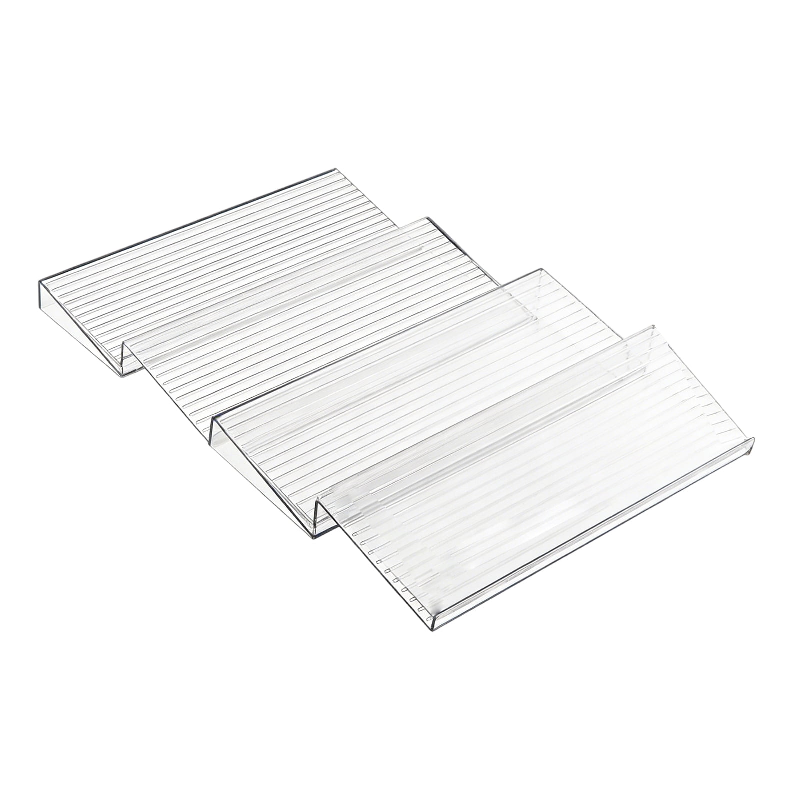 Easy Assembly Adjustable Drawer Bottles Rack Step Shelf Organizers with ...