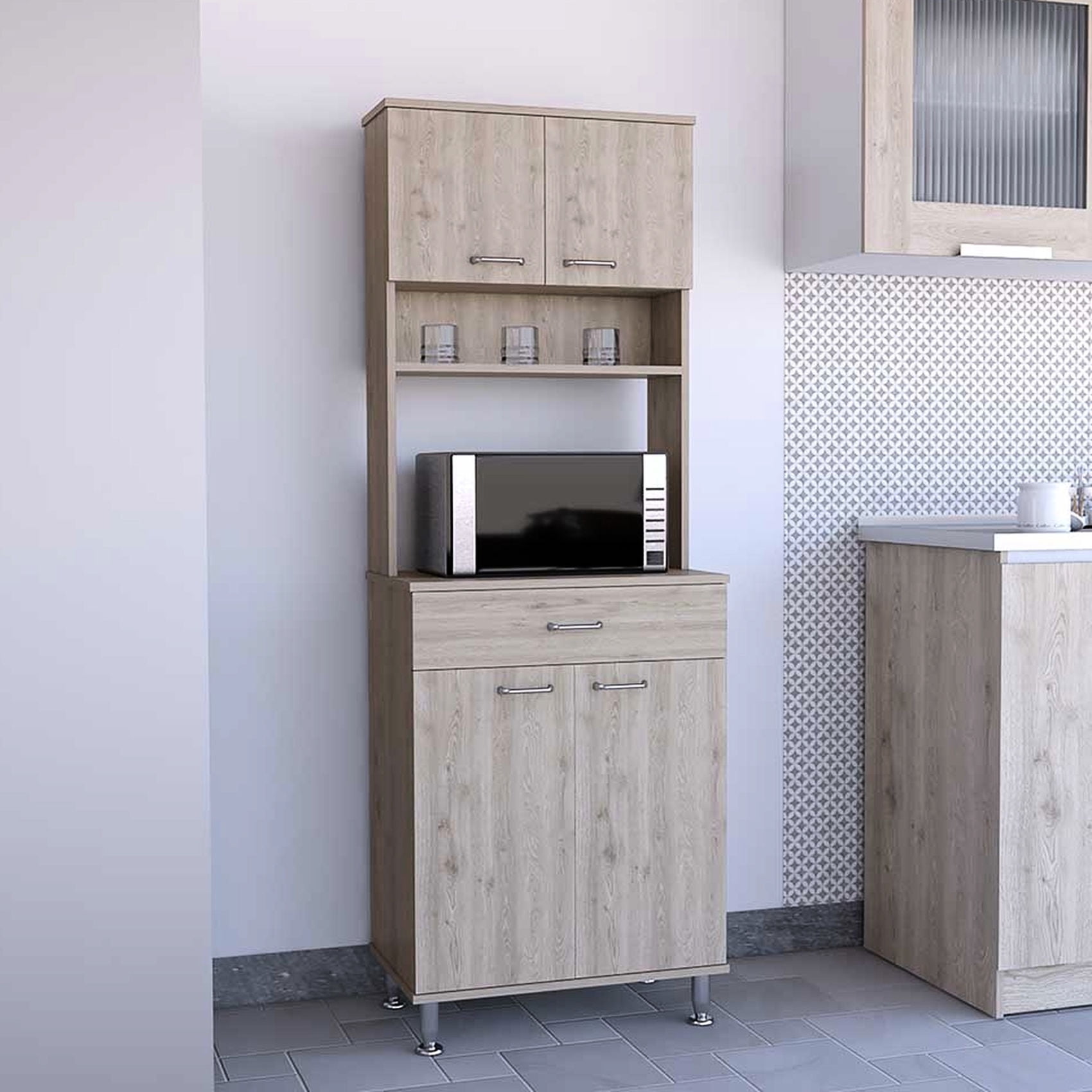 Easy - Assembly Kitchen Pantry - Convenient Storage for Kitchen ...