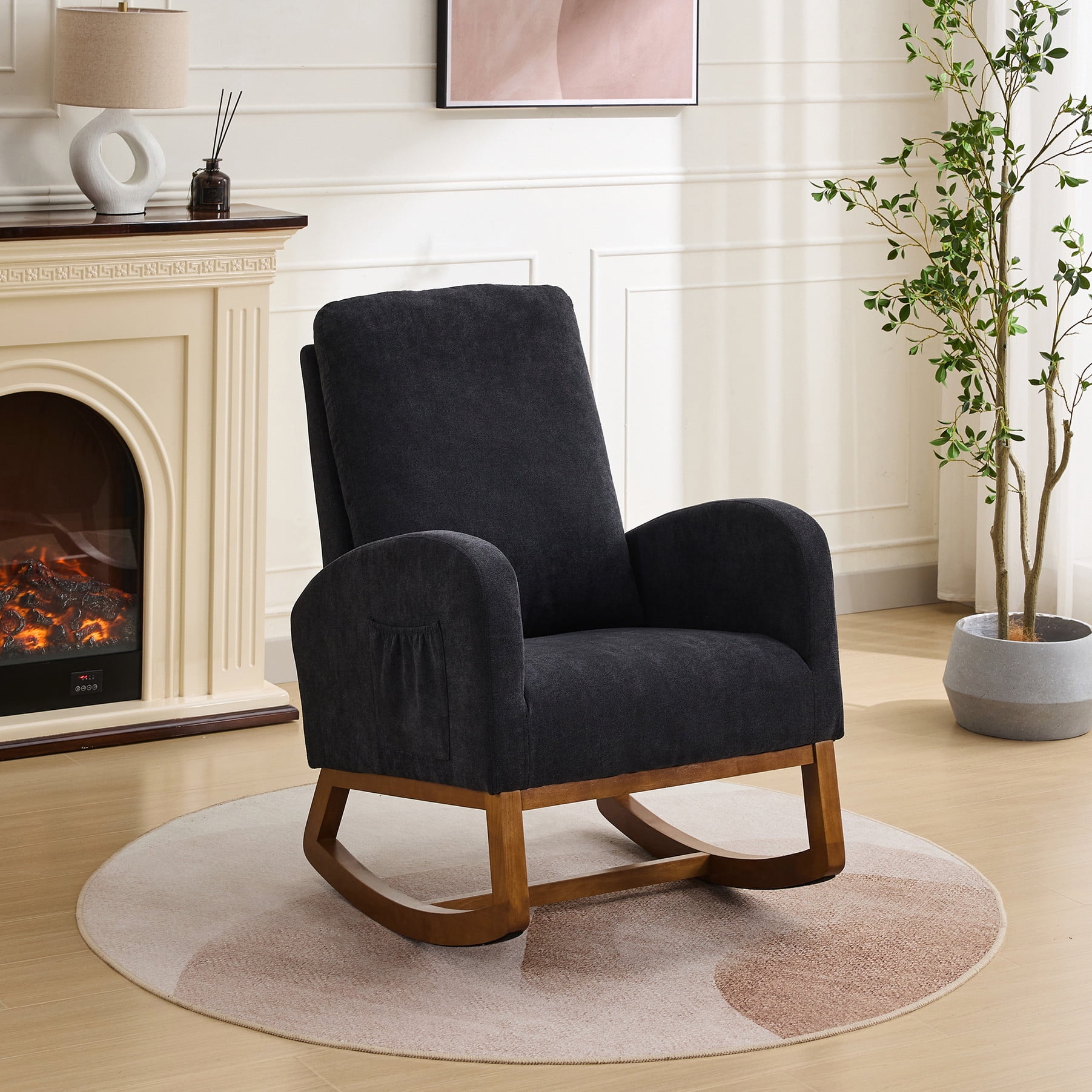 Easy Assembly Rocking Chair+No Extra Tools”-“DIY Enthusiast/Quick Setup ...