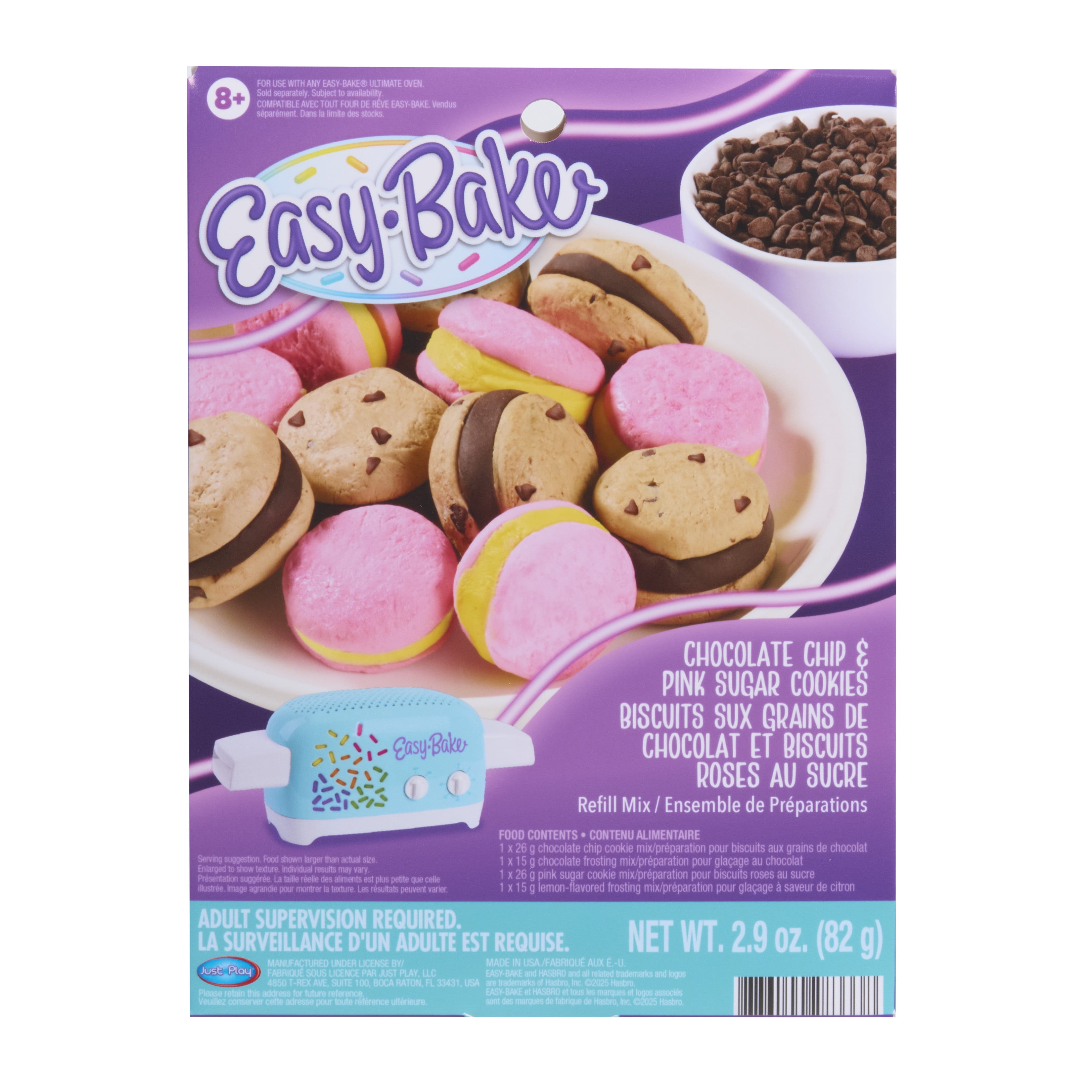 Easy-Bake Ultimate Oven Toy Chocolate Chip and Pink Sugar Cookies ...