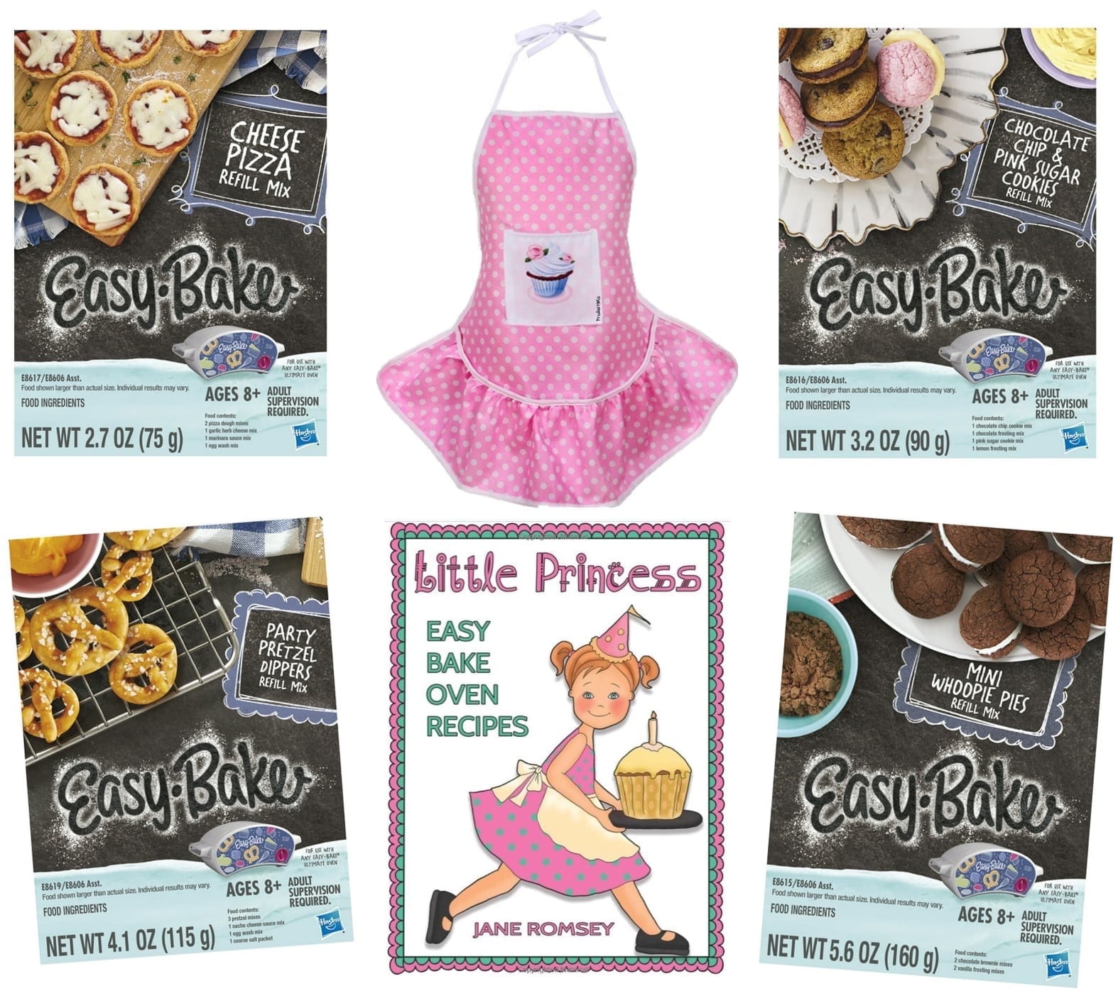 Ultimate Easy Bake Oven Refills Mixes Super-Pack with Adorable Pink ...