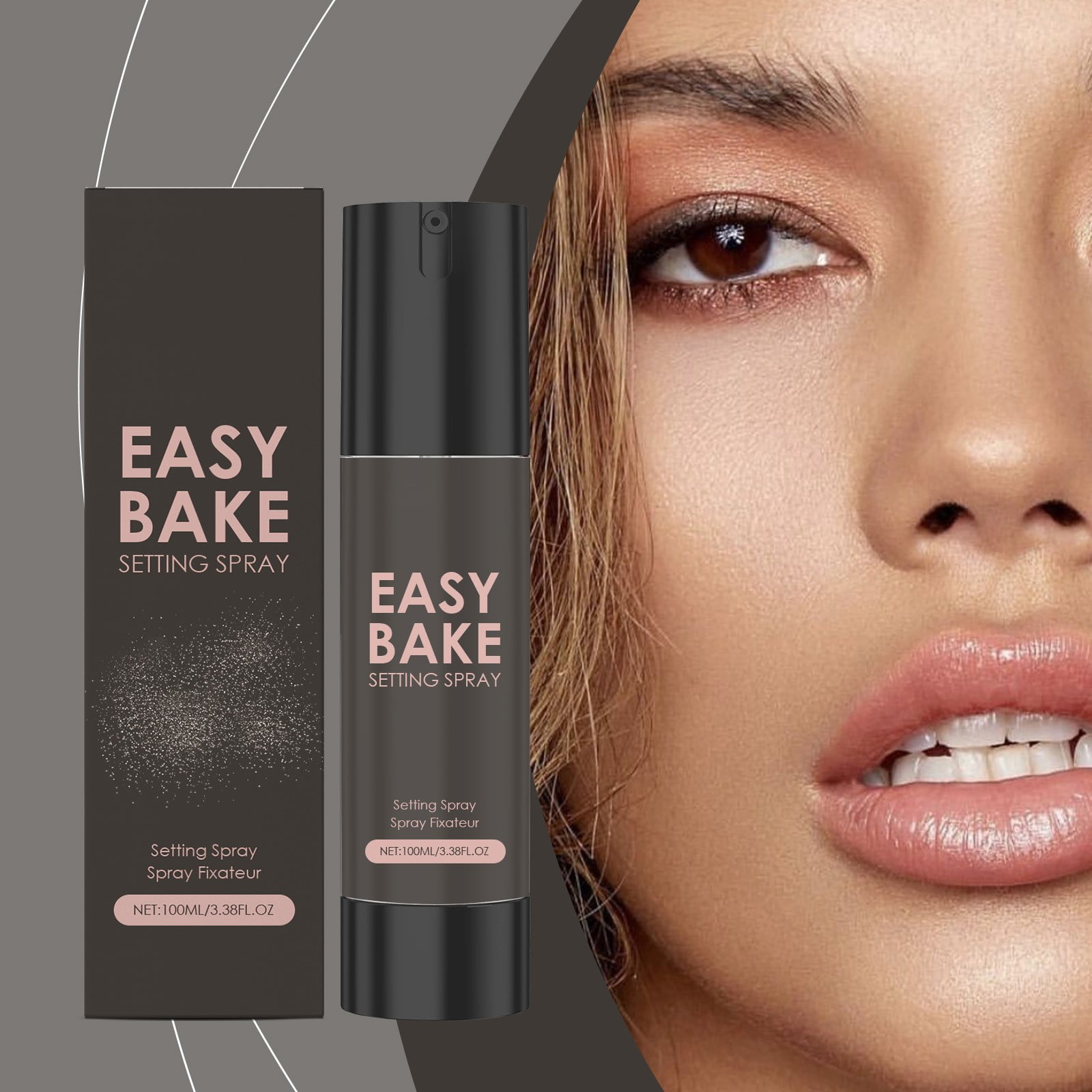 Easy Bake Setting Spray Makeup Fixing With 16 Hour Wear Deep ...