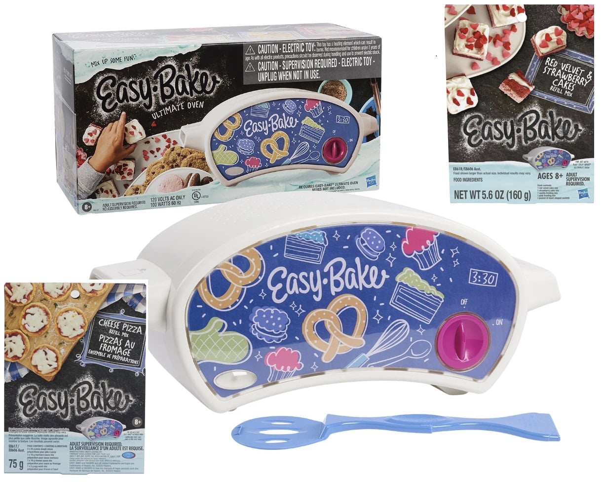 Easy-Bake Ultimate Oven Deluxe Gift Set, White - Walmart.com