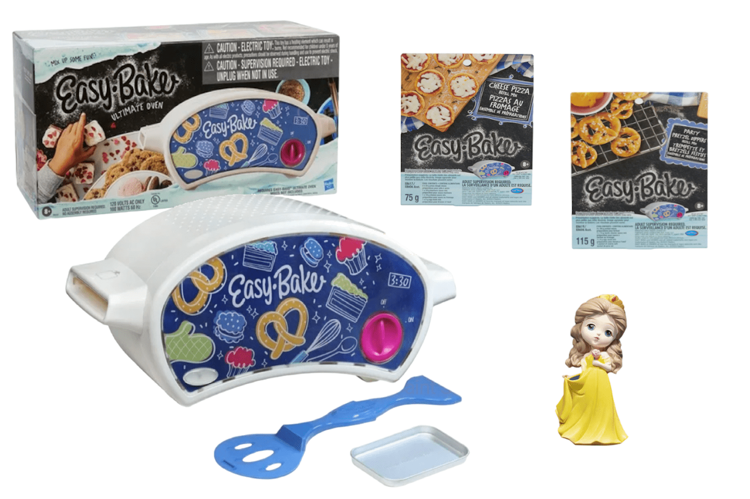 Easy Bake Ultimate Electric Oven Playset with Pizza and Pretzel Refill ...