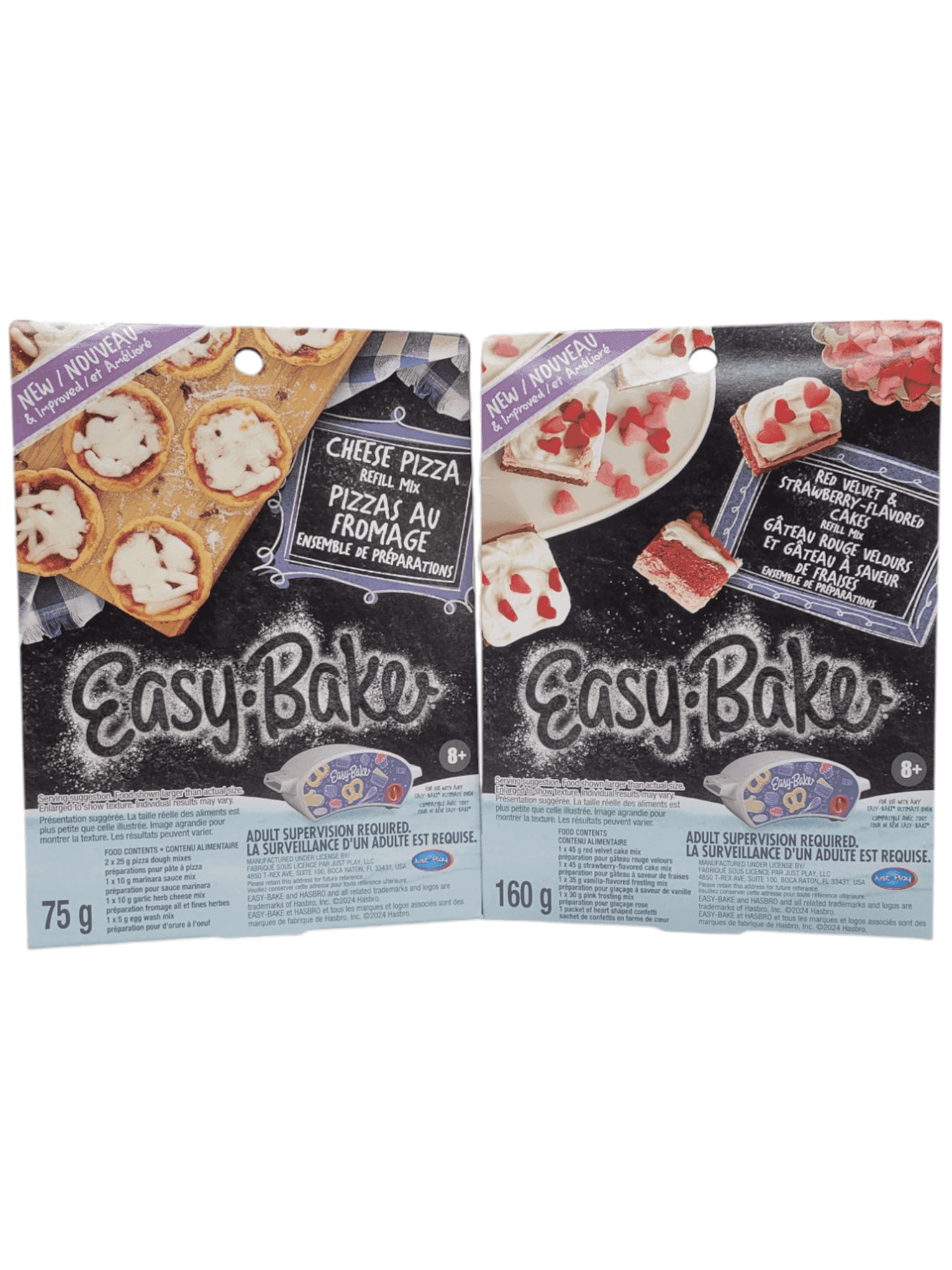 Easy Bake Ultimate Oven Pack of 2 Cheese Pizza and Red Velvet ...