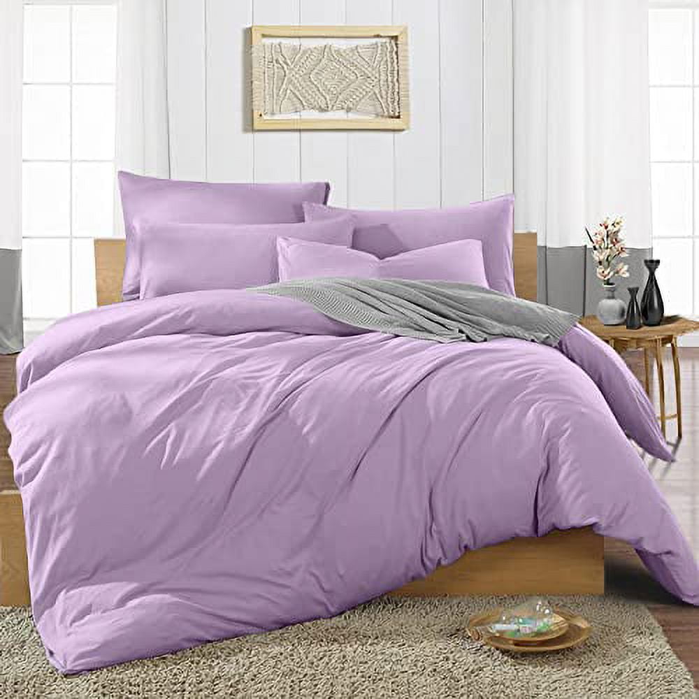 Easy Bedding 100% Cotton 3 Piece Duvet Cover Set- Luxury & Fluffy ...