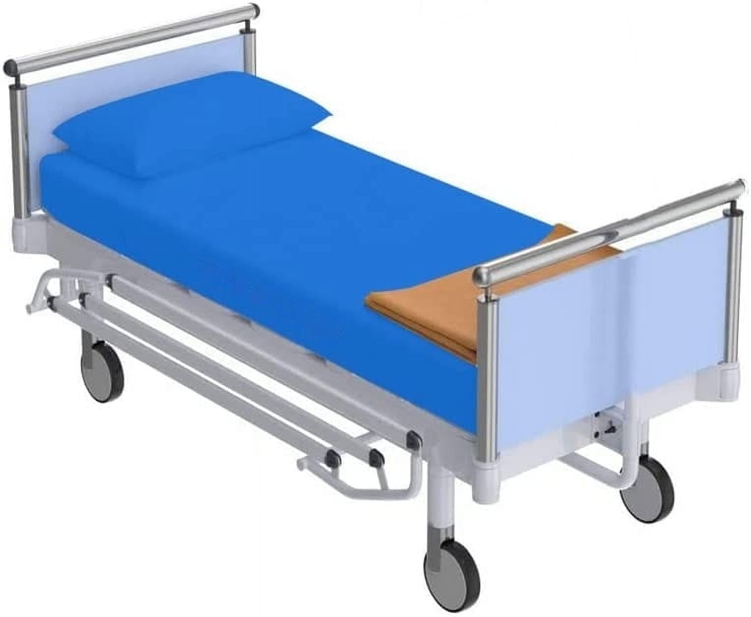 Easy Bedding 2 Pack Fitted Hospital Bed Sheets, Soft Knitted Sheet Full ...