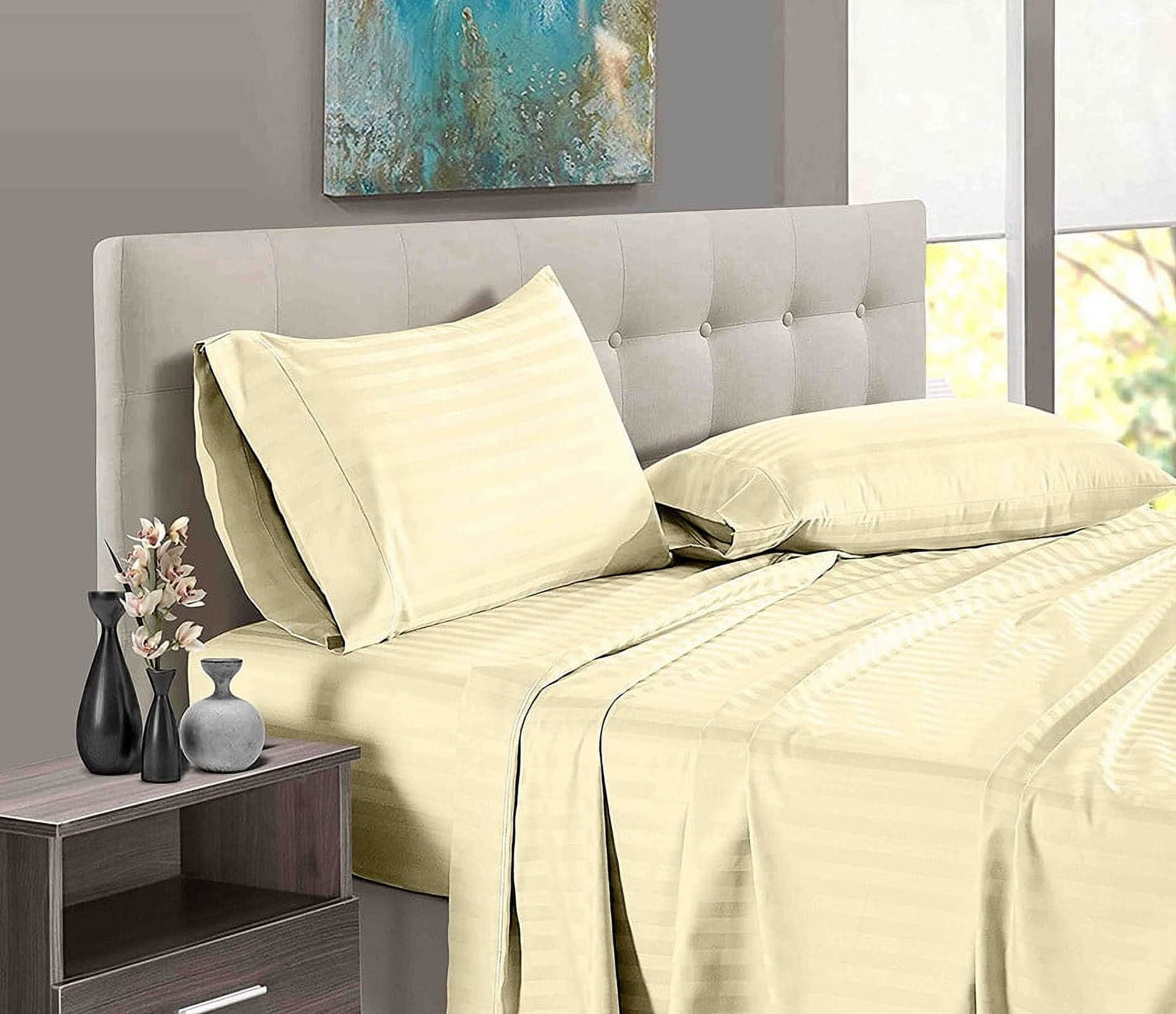 Easy Bedding Sheet Set 5 Piece - 400 Thread Count - 12" Deep Pocket ...