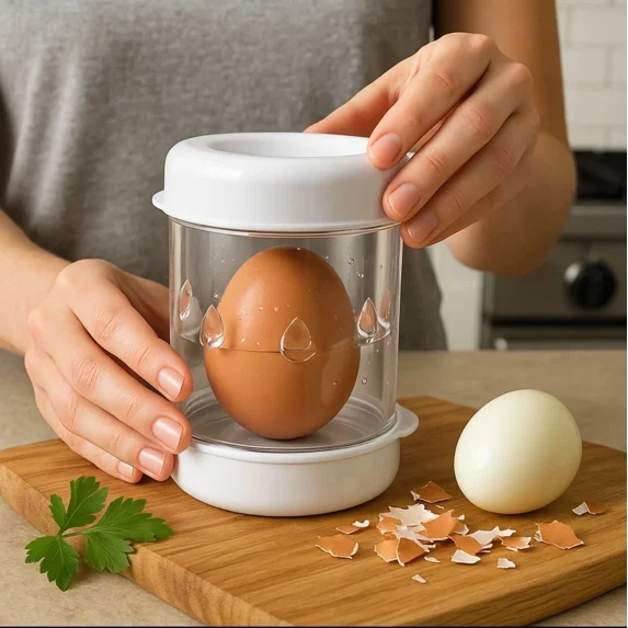 Easy Boiled Egg Peeler – Quick And Mess-Free Shell Removal Tool For ...