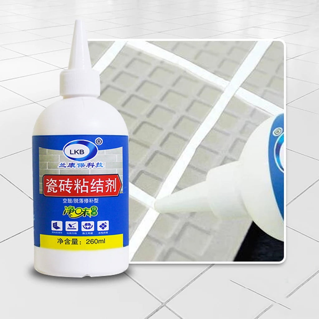 Easy Bonded Heavy Duty Tile Glue Tile Loose Repair Adhesive Glue 260ML ...