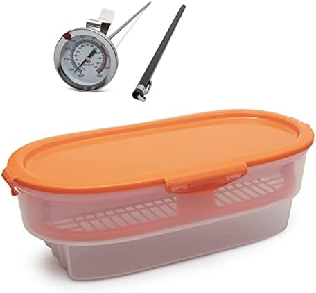 Easy Breader Batter Bowl All-in-1: Mess Breading Station Tray with Snap ...