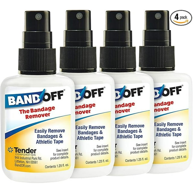 Easy Care BandOff Bandage Remover (Pack of 4) - Walmart.com