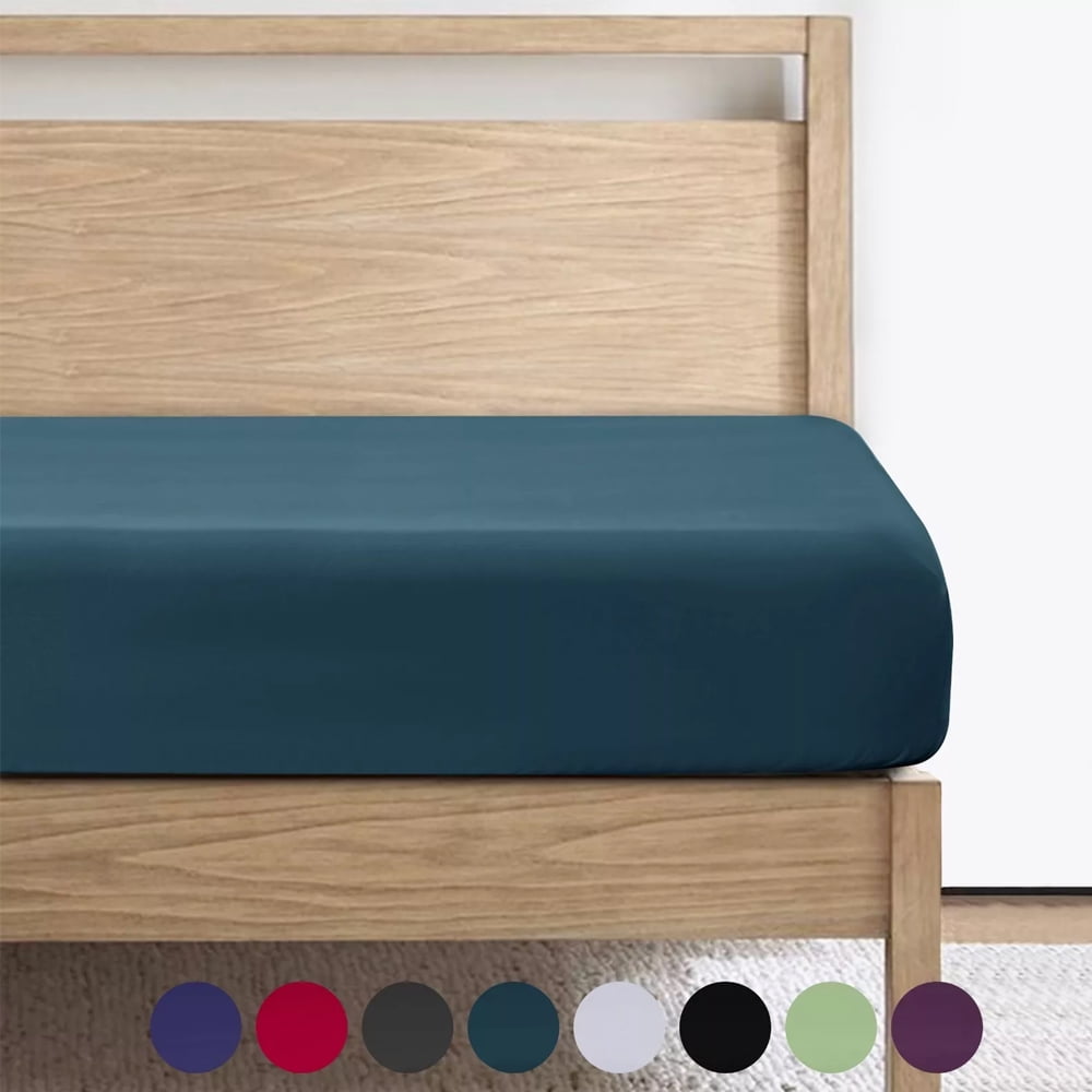Easy Care Soft & Durable Microfiber Fitted Sheet Extra Deep Pocket 16 ...