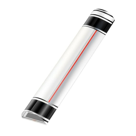 Easy Carry Acrylic Measurement Scale with Red Alignment Strips & Magnifiers Lens Easy to Carry ...