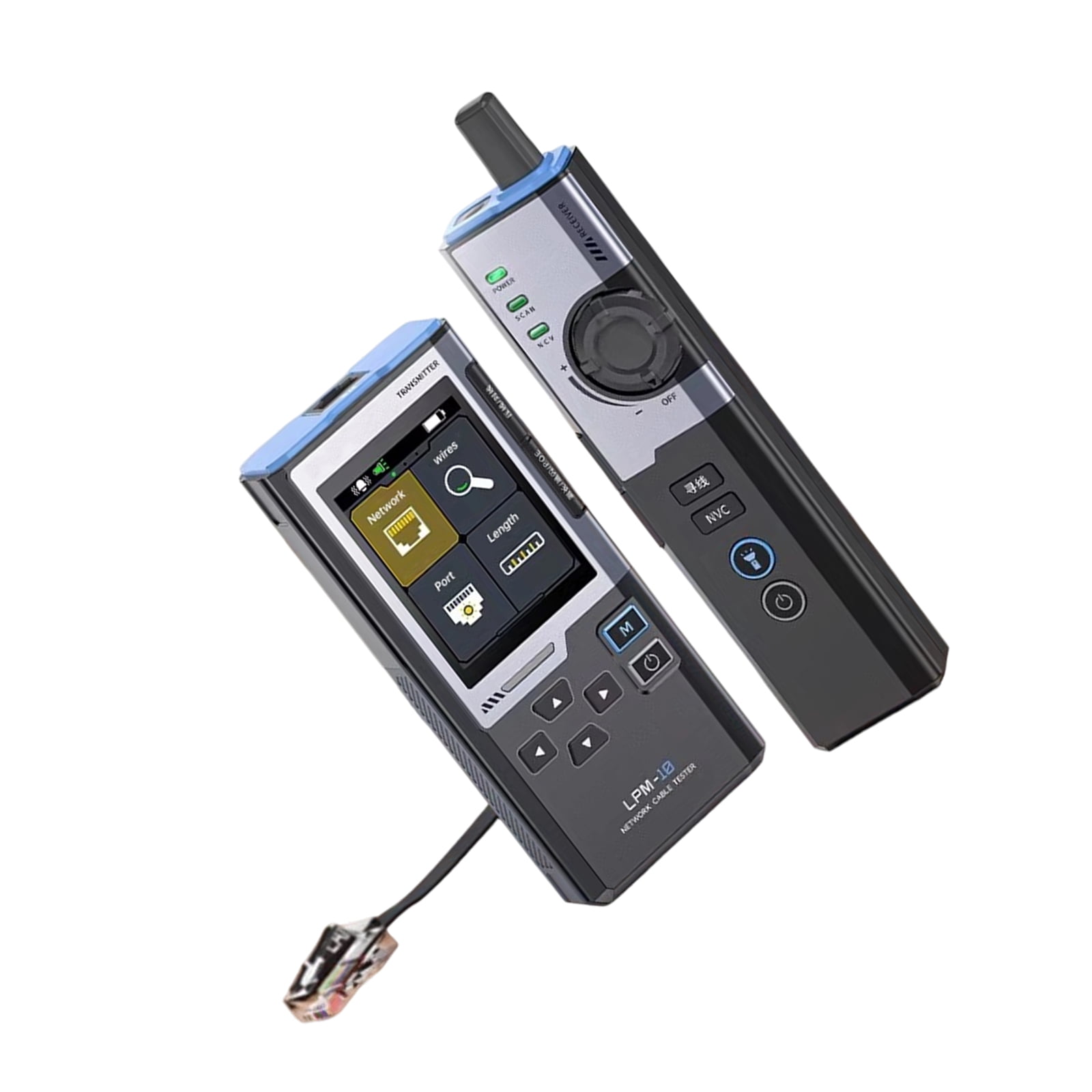 Easy Carry Line Tester with Support & LCD Screen Cable Tracks Tool for ...