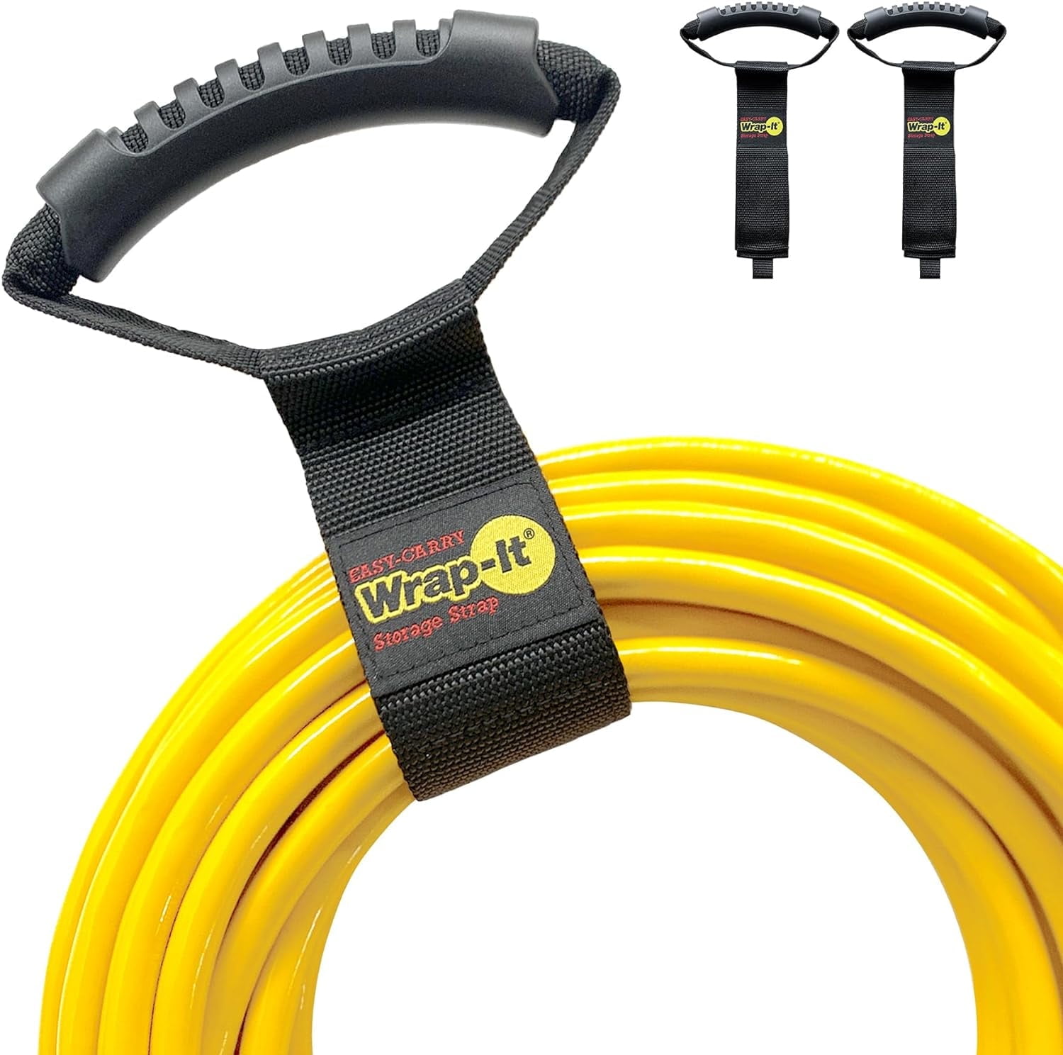 Easy-Carry Wrap-It Storage Straps - 17" (2-Pack) Heavy-Duty Hook and ...