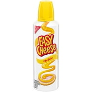 Easy Cheese Cheddar 'n Bacon Cheese Snack, 1 can (8z) - Walmart.com