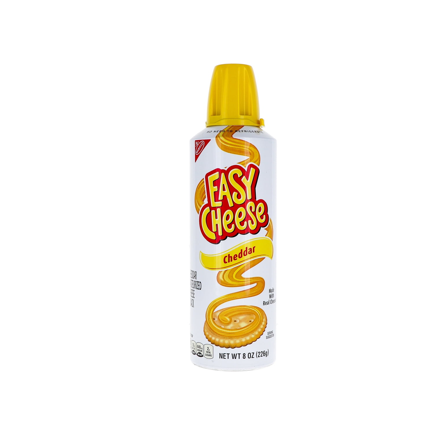 Easy Cheese Cheese Snack Sauce - Cheddar - 8.00 Ounces - Walmart.com