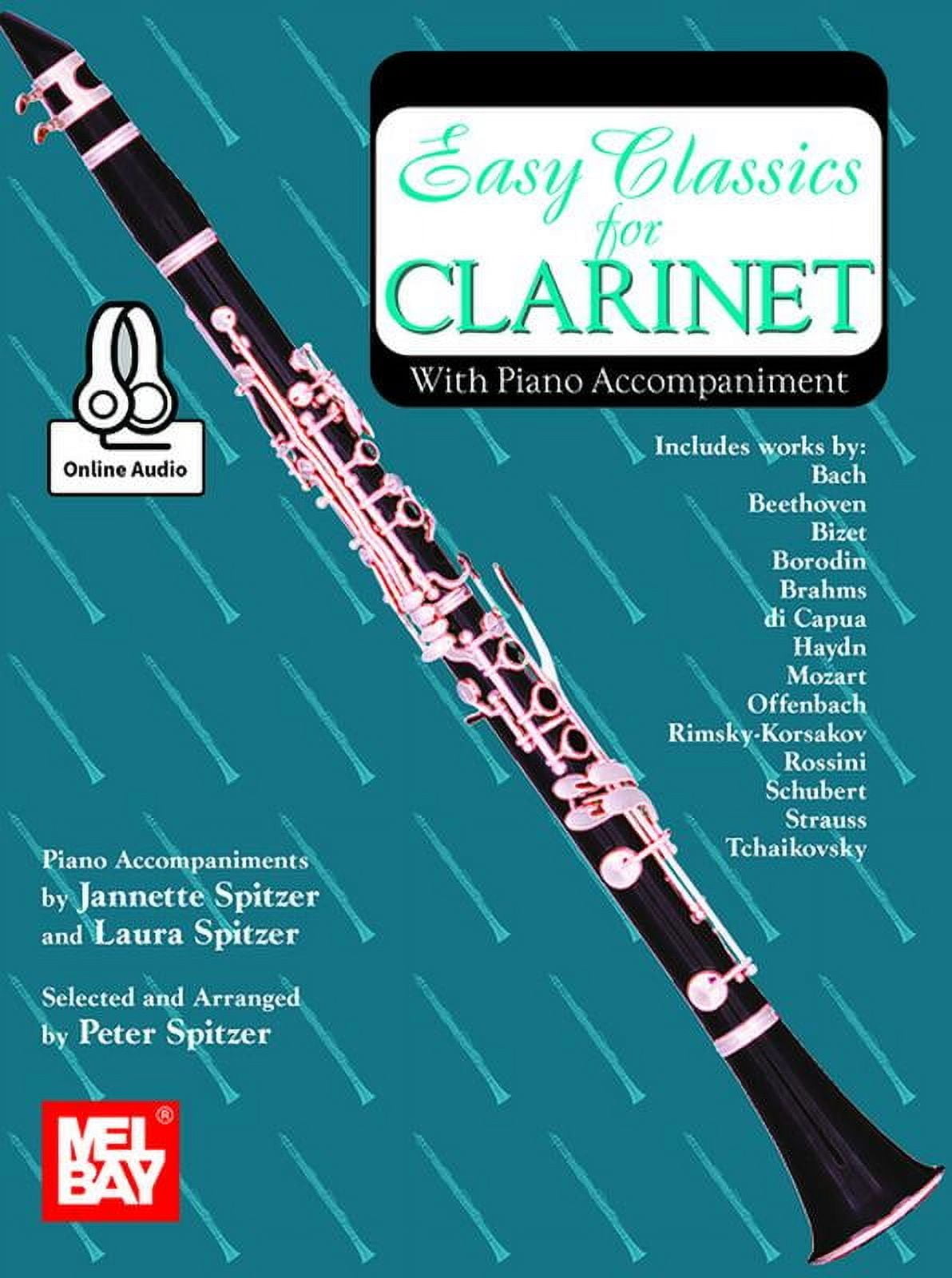 Easy Classics for Clarinet - With Piano Accompaniment, (Paperback ...