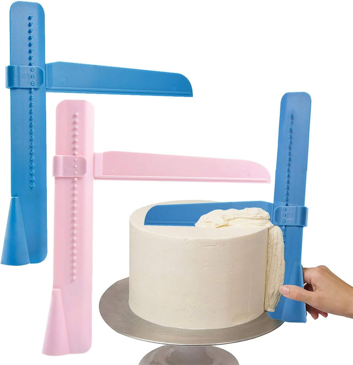 Easy To Clean, Adjustable Cake Scraper With Detachable Design For Diy ...