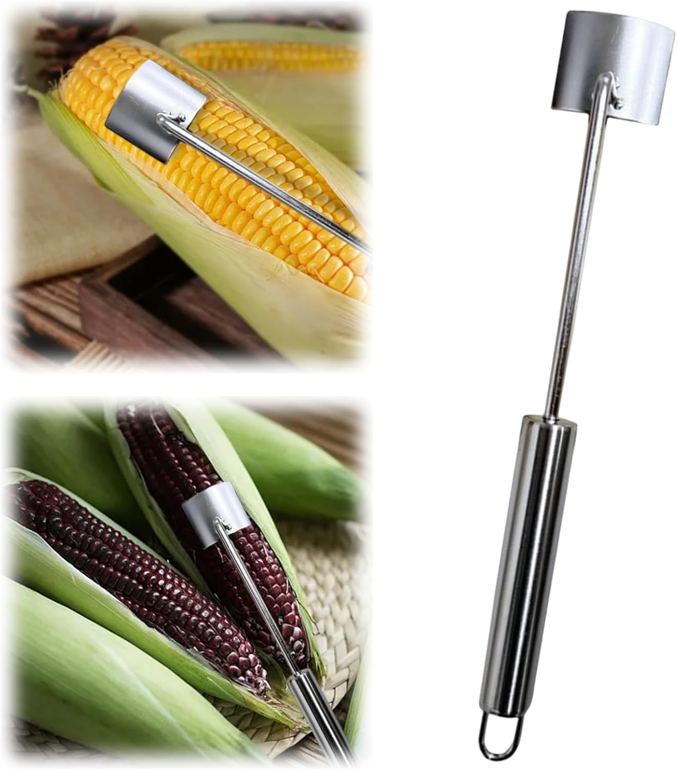 Easy Clean Corn Cob Peeler, 2025 New Corn Peeler for Corn on the Cob ...